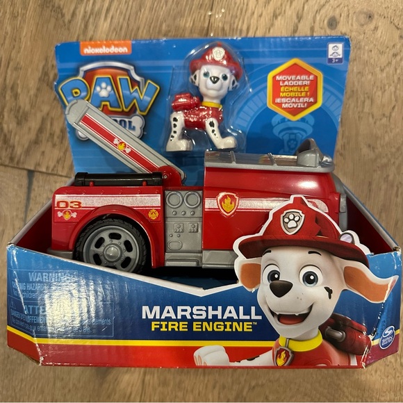 Paw Patrol | Toys | Nwt Paw Patrol Marshall Fire Engine Toy Red And ...